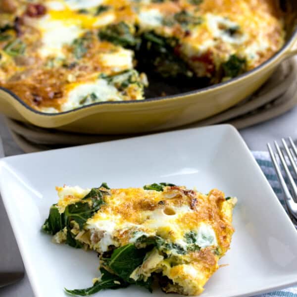 Healthy Turkey and Vegetable Frittata | Table for Two