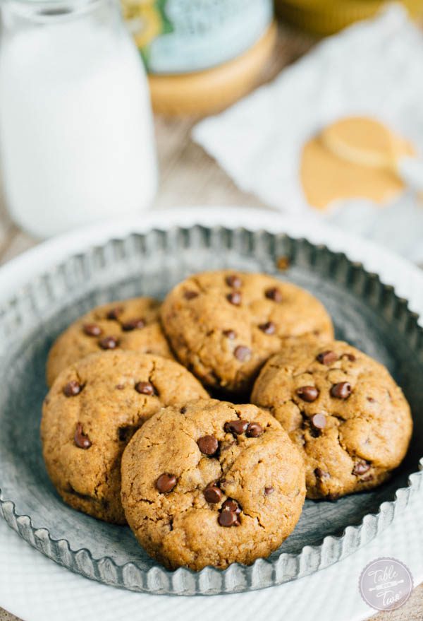 Flourless Cashew Butter Chocolate Chip Cookies Table For Two By Flourless Cashew Butter Chocolate Chip Cookies Table For Two By