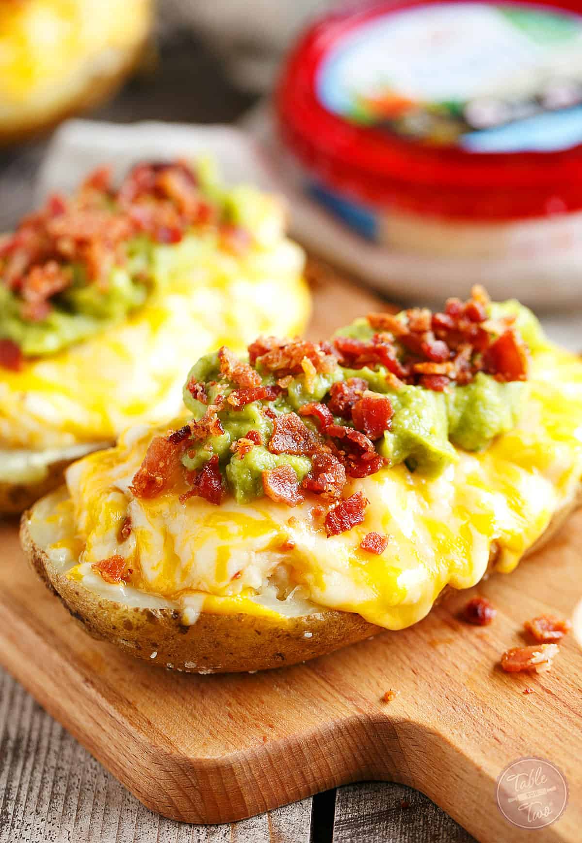 Twice-Baked Loaded Ranch Potatoes | Table for Two® by Julie Chiou