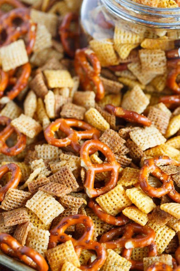 Grandma's Christmas Chex Mix - Homemade Chex Mix Recipe