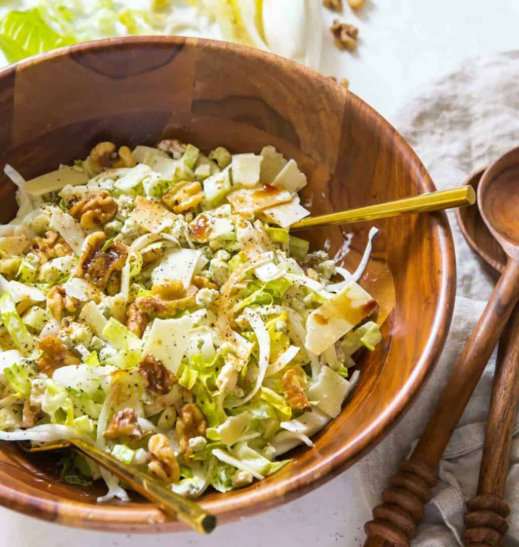 Chopped Endive and Romaine Salad - Refreshing Endive Salad Recipe