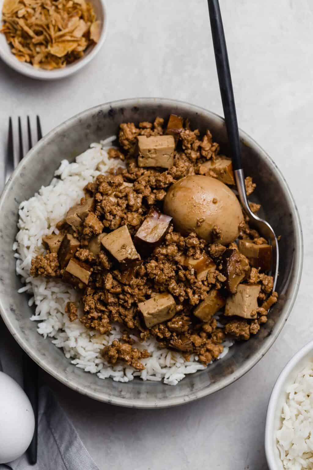 Taiwanese Braised Minced Pork Recipe | Table for Two