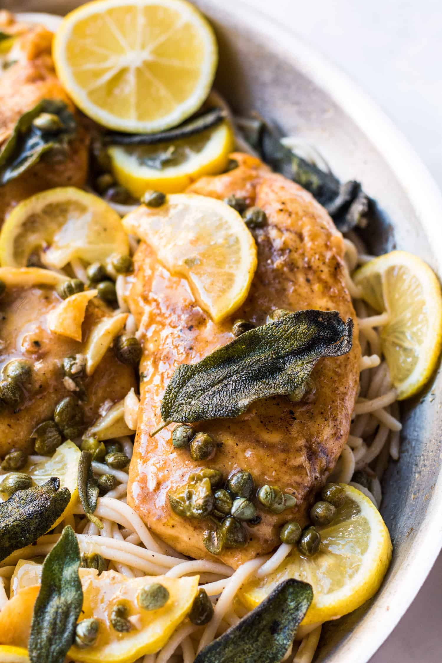 Chicken Piccata with Crispy Sage - Easy Chicken Piccata Recipe