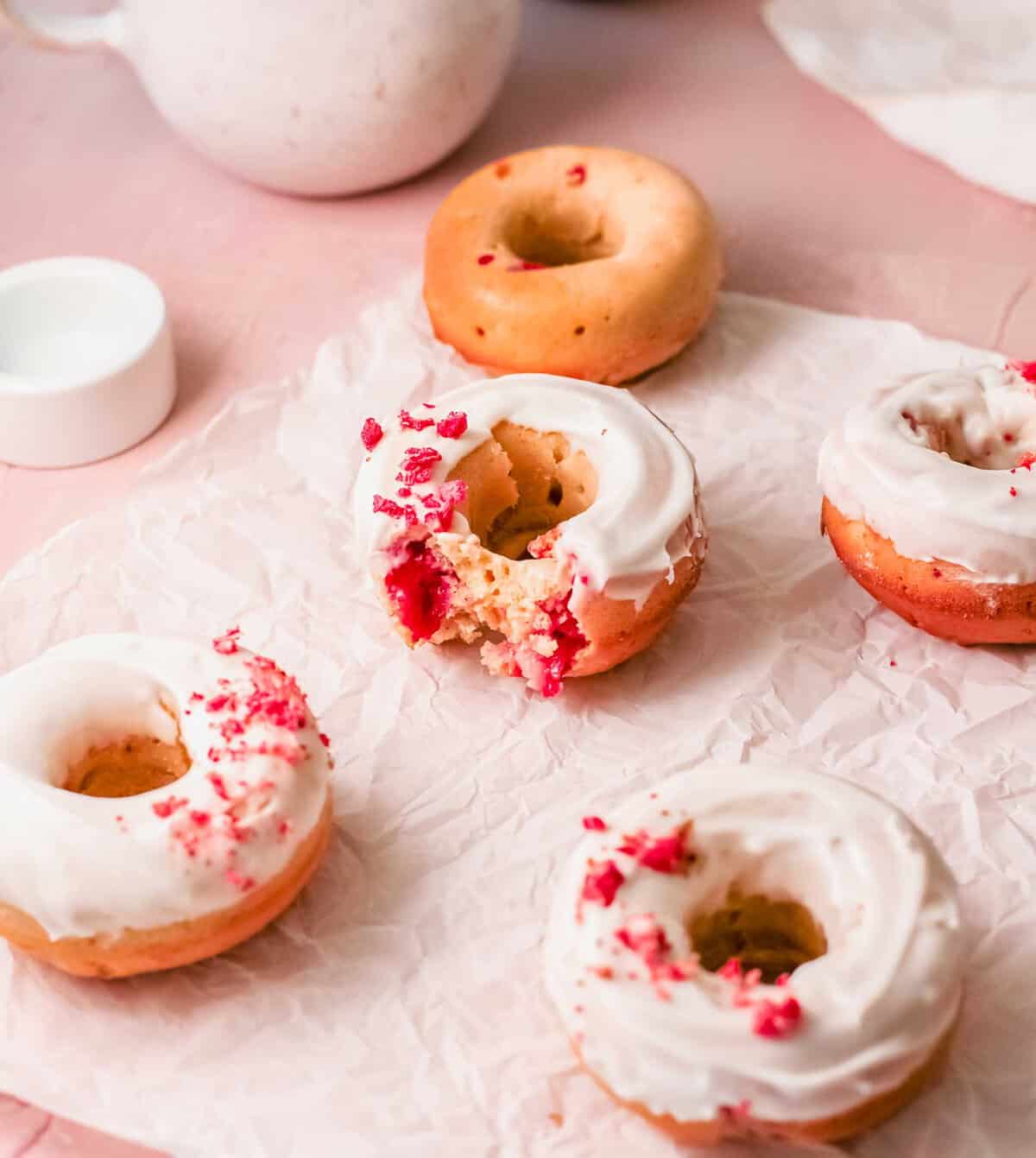 Raspberry Donuts | Table for Two® by Julie Chiou