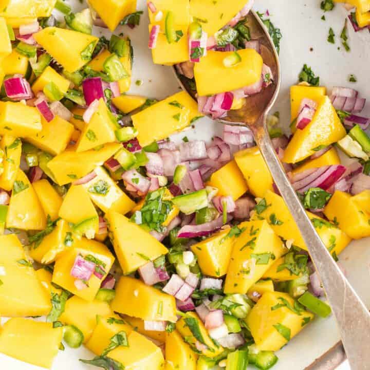 Mango Relish - Easy Mango Recipe for Side Dish or Topping