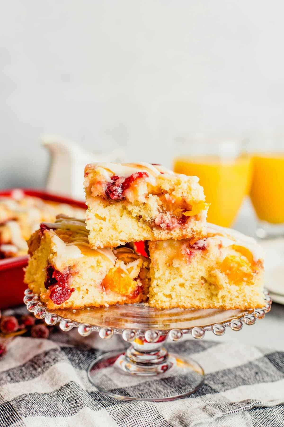 Cranberry Orange Breakfast Cake - Table for Two® by Julie Chiou
