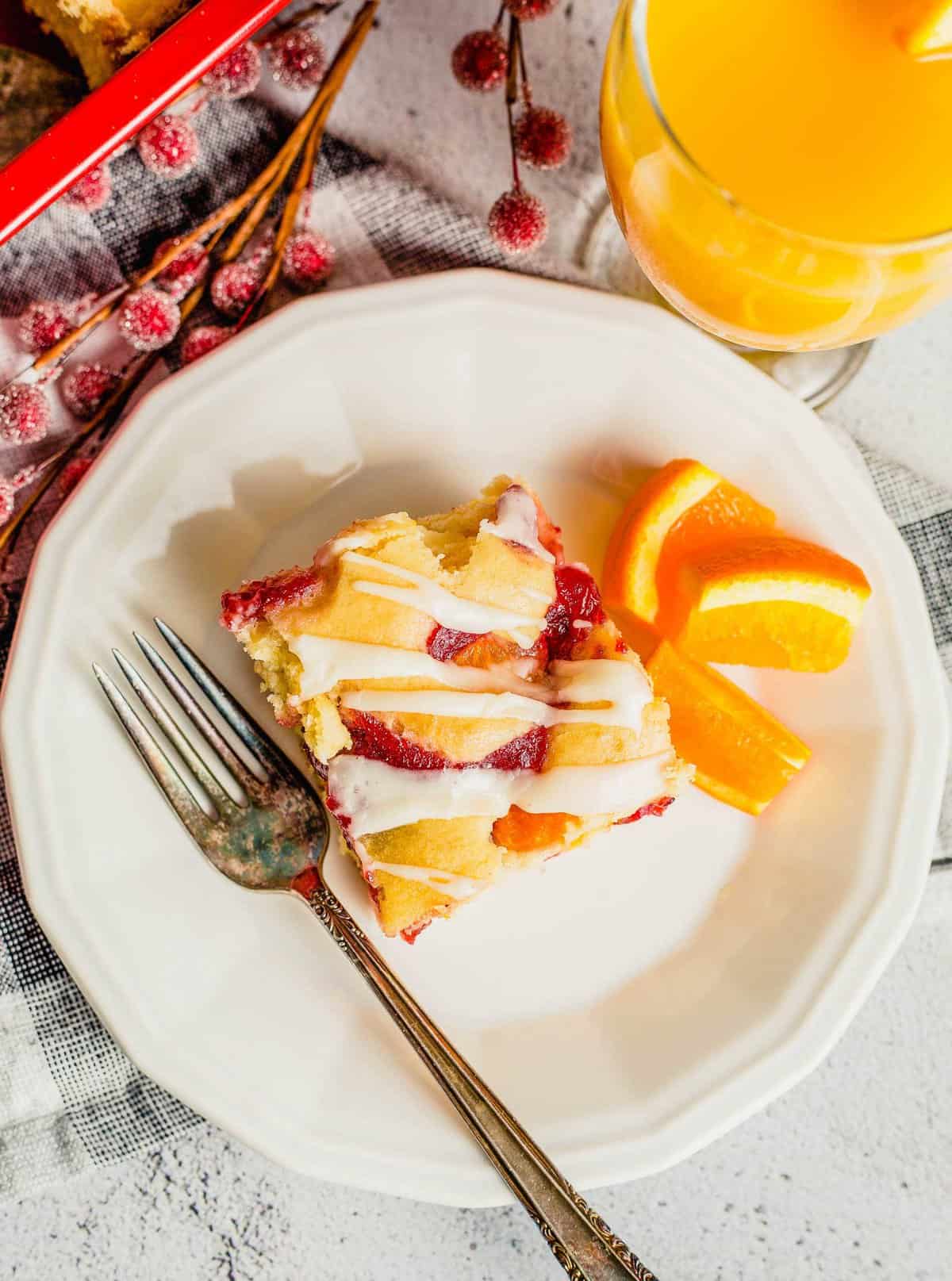 Cranberry Orange Breakfast Cake - Table for Two® by Julie Chiou