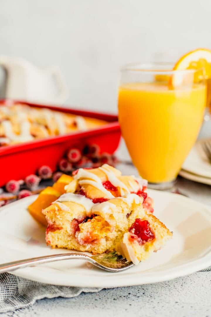 Cranberry Orange Breakfast Cake | Table for Two® by Julie Chiou