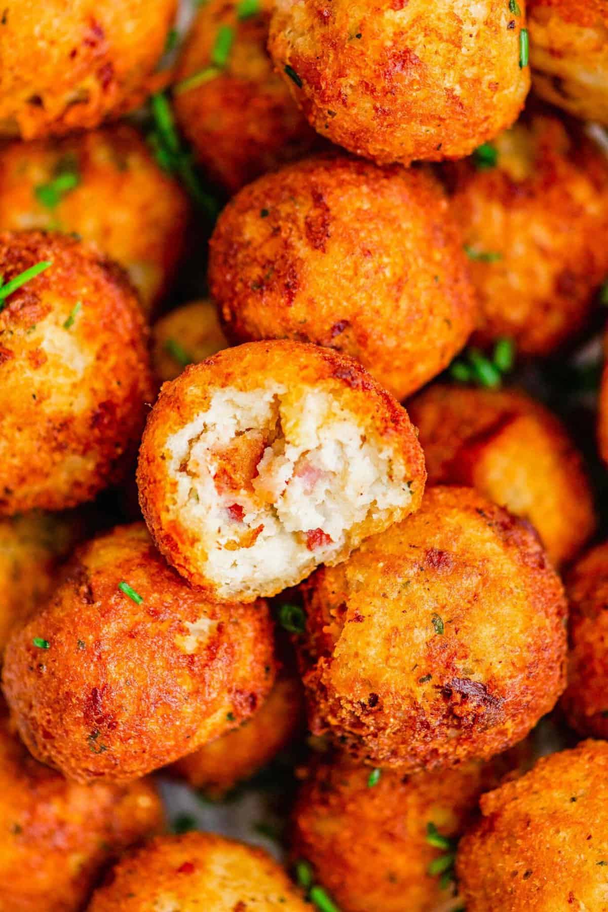 Fried Mashed Potato Balls | Table for Two® by Julie Chiou