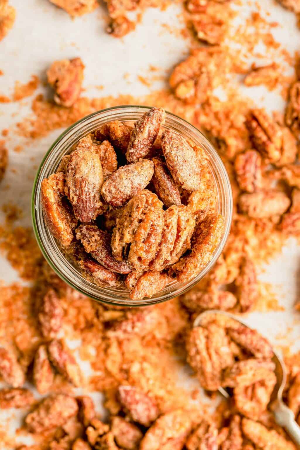 Roasted Maple Cinnamon Spiced Nuts | Table for Two