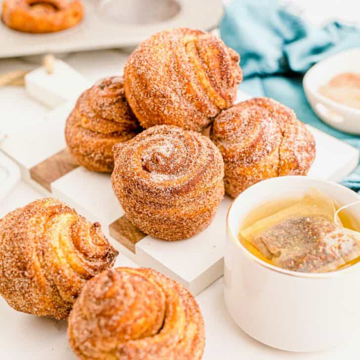 Cinnamon Sugar Cruffins | Table for Two® by Julie Chiou