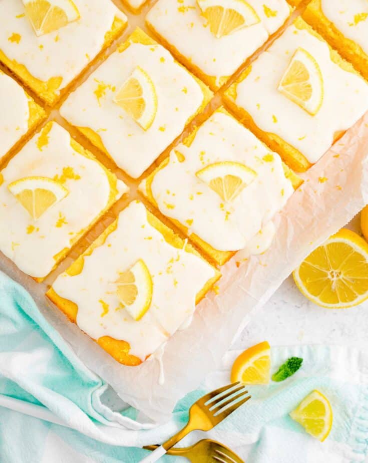 Lemon Sheet Cake | Table for Two® by Julie Chiou