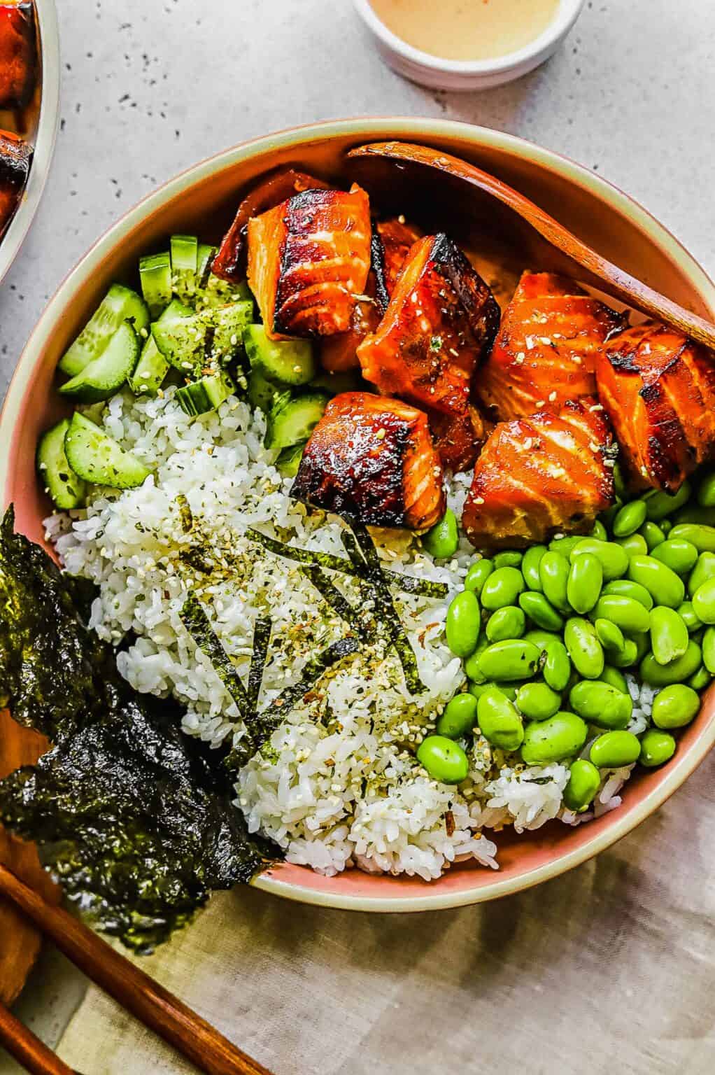 Easy Salmon Rice Bowls | Table for Two® by Julie Chiou