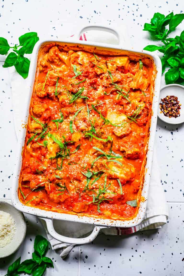 Baked Cauliflower Parmesan | Table for Two® by Julie Chiou