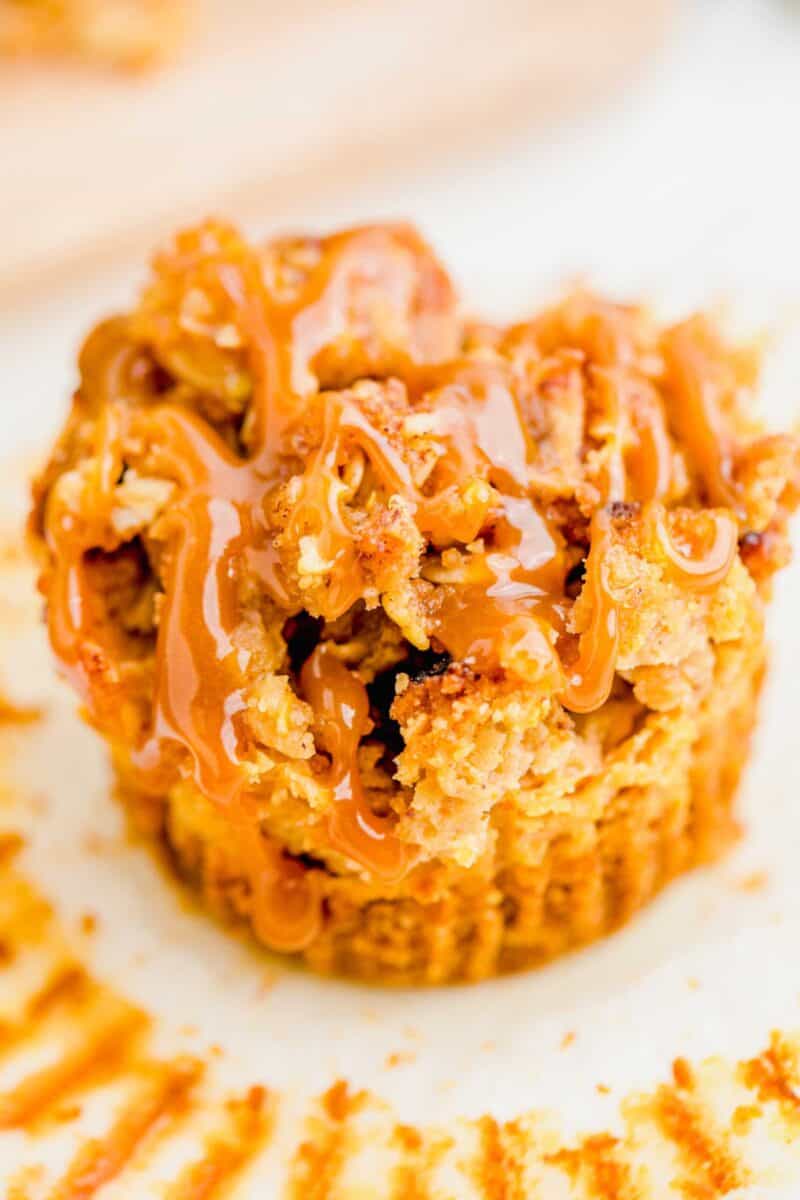Caramel Apple Cheesecake Minis | Table For Two