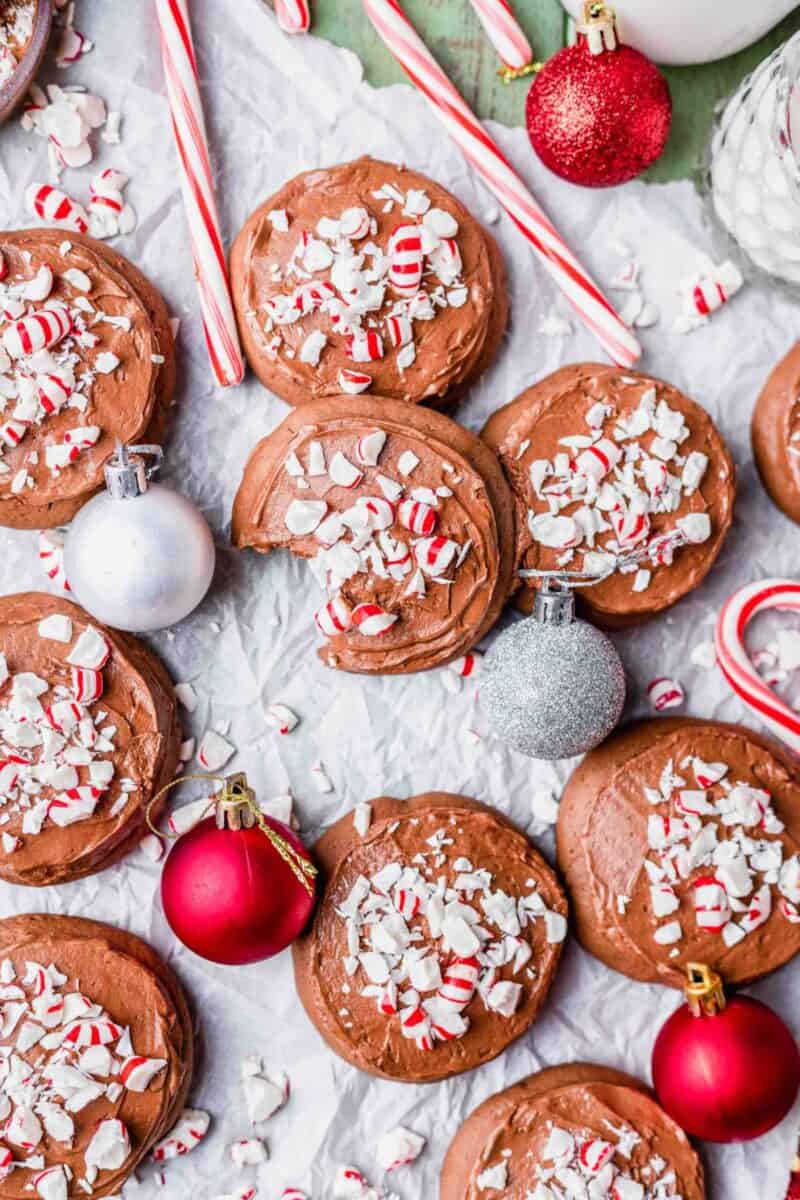 Chocolate Peppermint Lofthouse Cookies | Table for Two