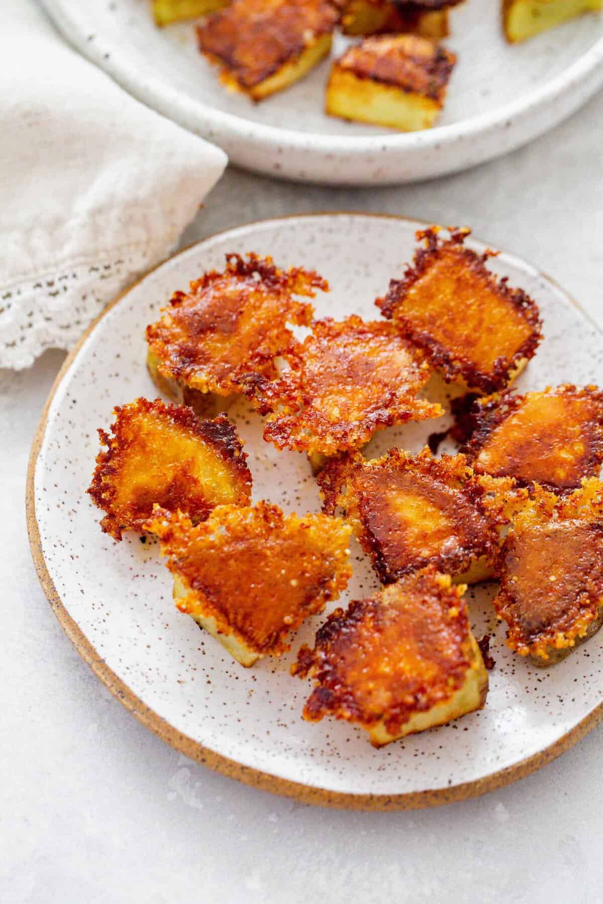 Crispy Parmesan Potatoes (Viral TikTok Recipe) | Table for Two