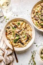 Creamy Mushroom Risotto | Table for Two® by Julie Chiou