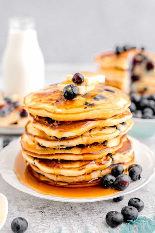 Blueberry Pancakes | Table for Two® by Julie Chiou