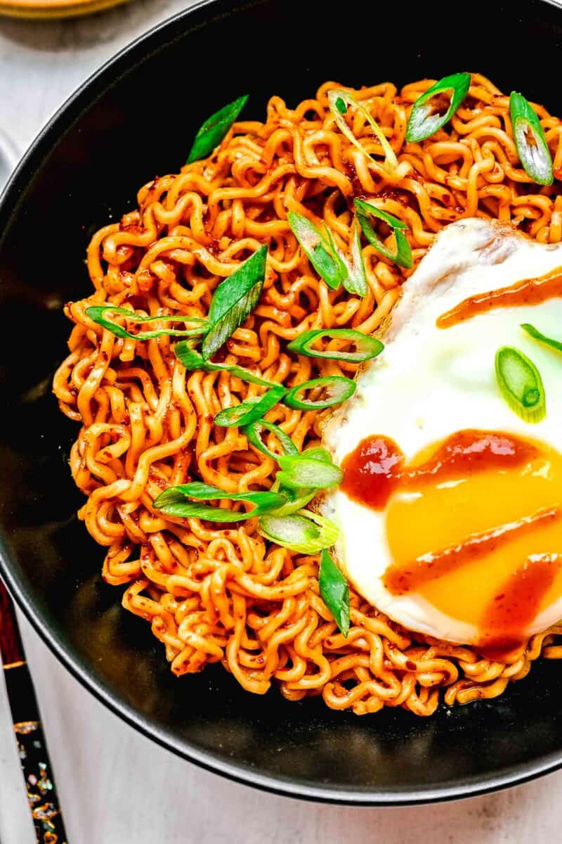 Spicy Buldak Ramen | Table for Two® by Julie Chiou