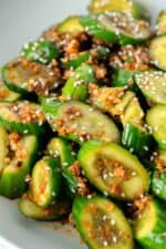 Smashed Asian Cucumber Salad | Table for Two® by Julie Chiou