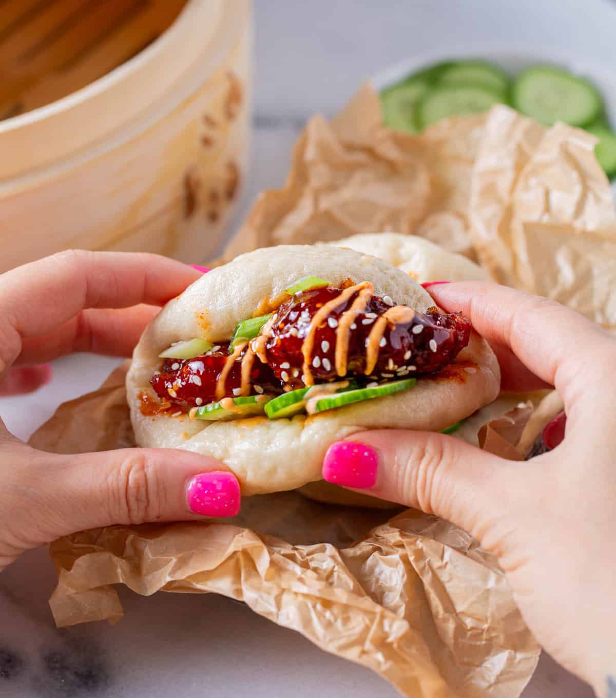 Chicken Bao Buns | Table for Two® by Julie Chiou