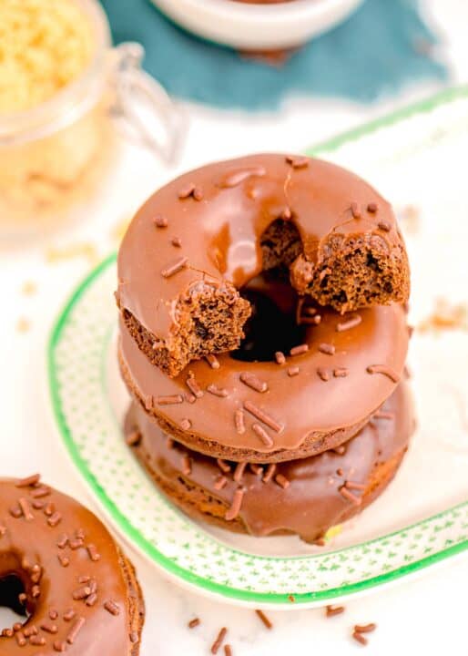 Chocolate Frosted Donuts | Table for Two® by Julie Chiou