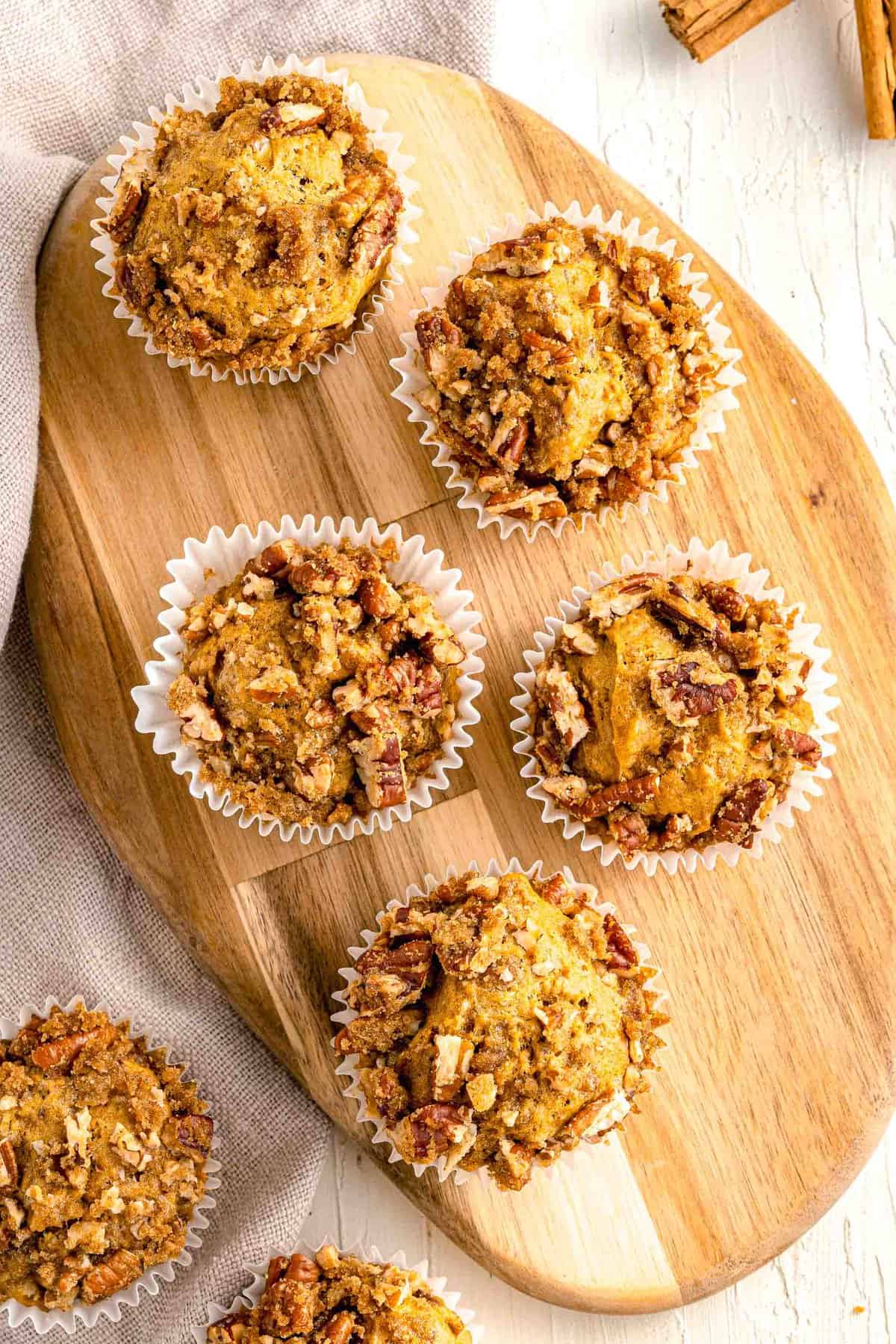 Pumpkin Pecan Muffins | Table for Two® by Julie Chiou