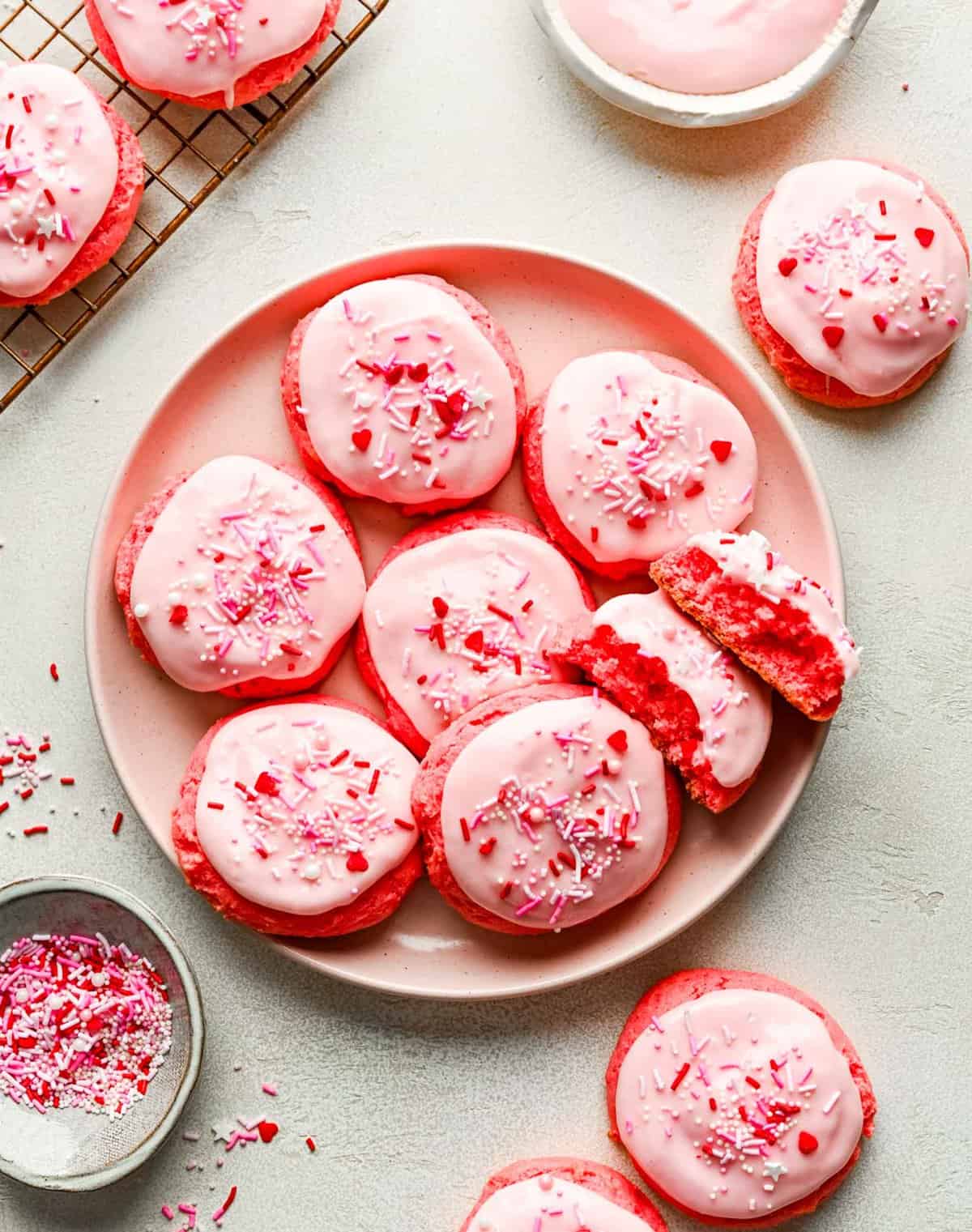 Strawberry Cream Cheese Cookies | Table for Two