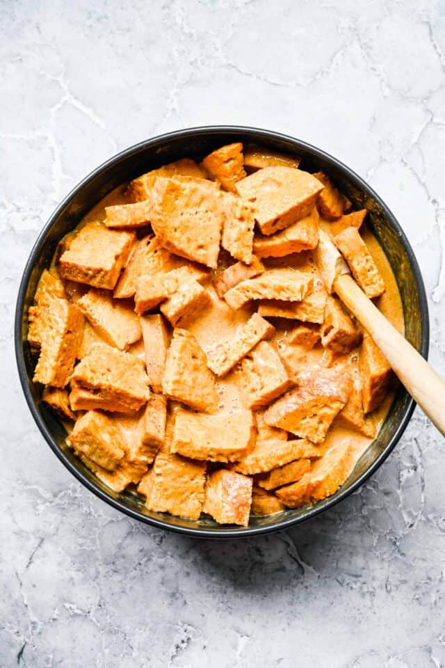Pumpkin Bread Pudding | Table for Two® by Julie Chiou