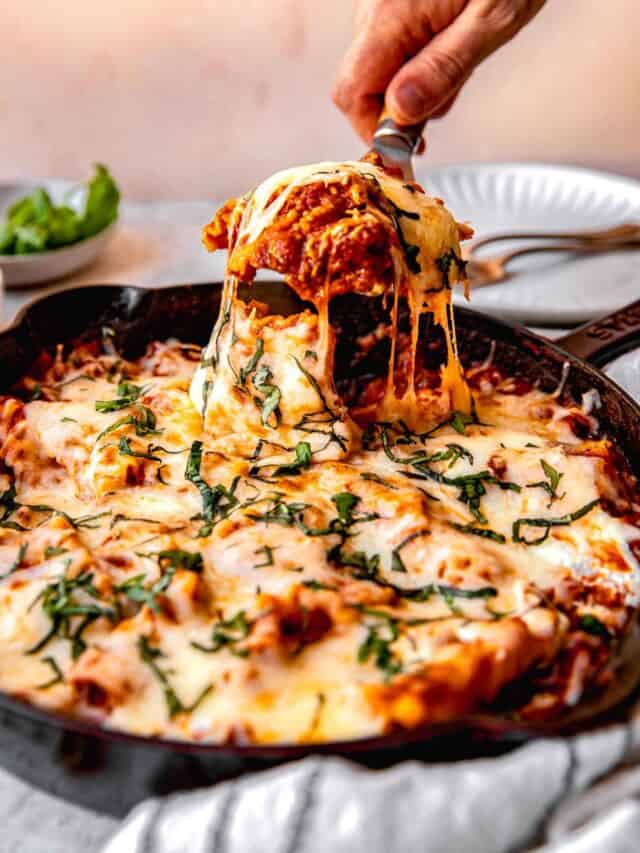 Ultimate Skillet Lasagna | Table for Two® by Julie Chiou