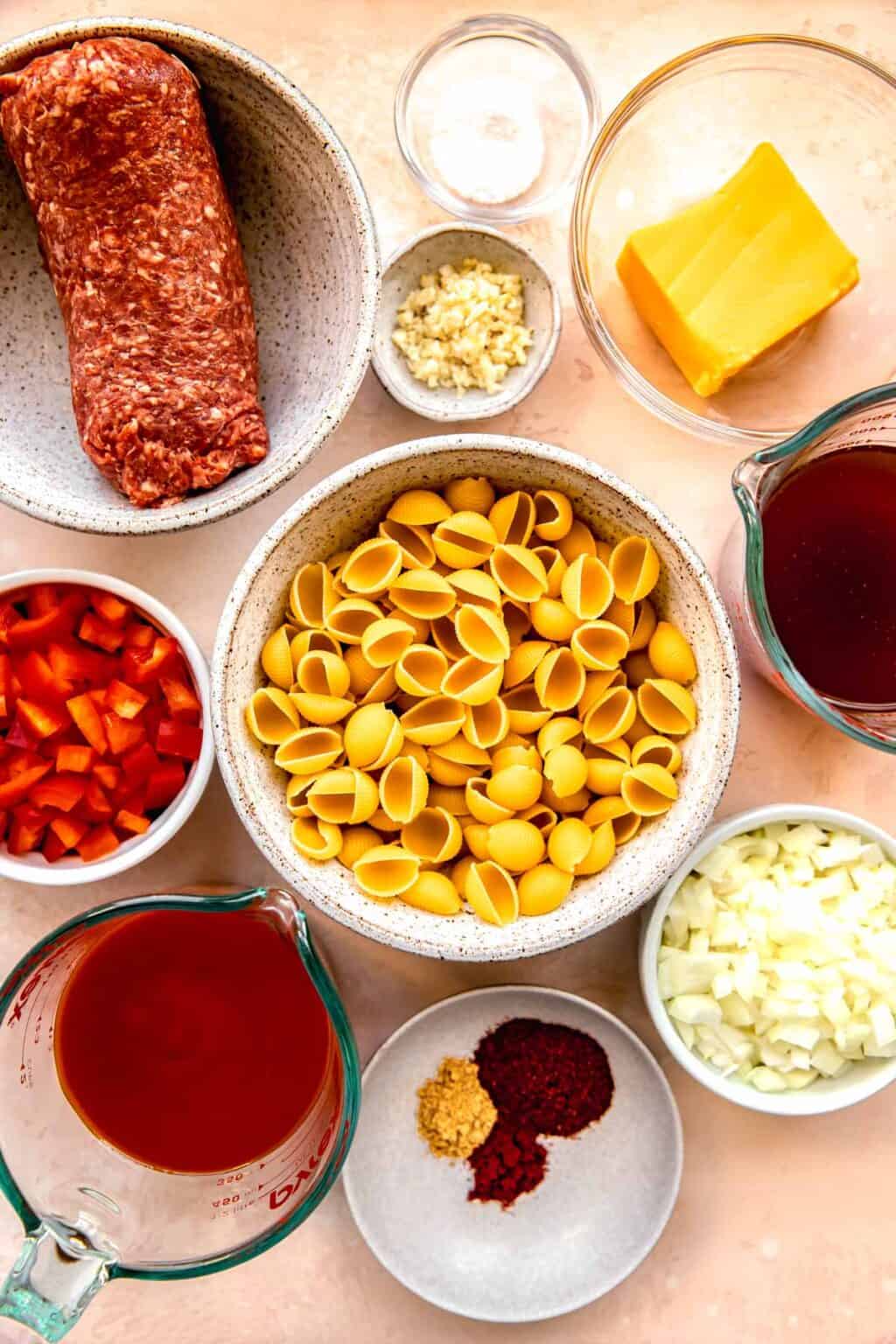 Ground Beef with Pasta Shells | Table for Two® by Julie Chiou