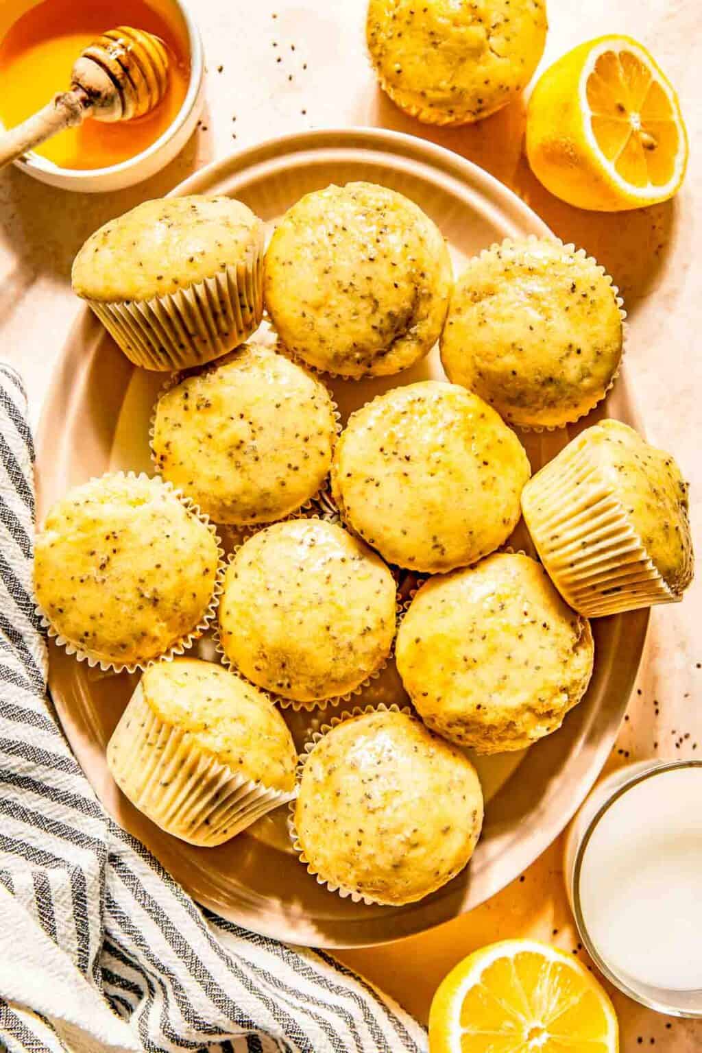 Lemon Chia Seed Muffins | Table for Two® by Julie Chiou